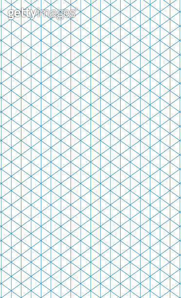 Graph paper. Printable isometric color grid paper with color lines ...