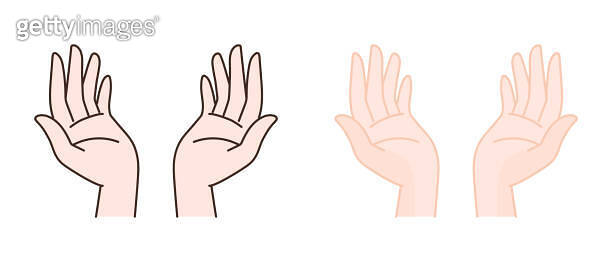 Set of raising hands icon for a bright future inspired by Sustainable ...