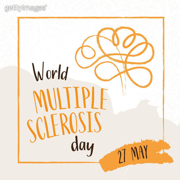 World MS day hand draw sketch concept. Multiple sclerosis treatment ...