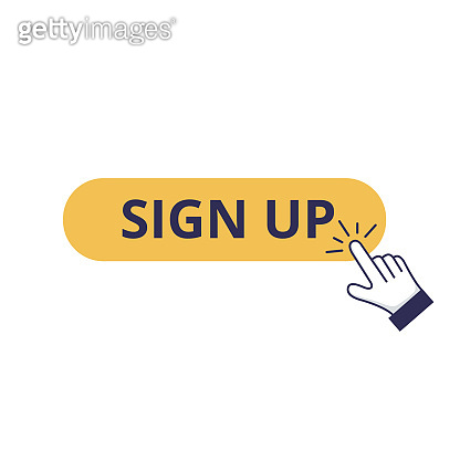 Online sign up, click on the registration button and lead conversion ...