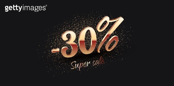 30 Percent Salling Background with golden shiny numbers (1341428009 ...