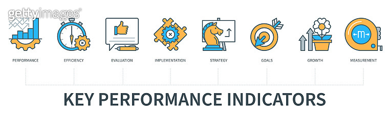 Key performance indicator vector infographics 이미지 (1350778093) - 게티이미지뱅크