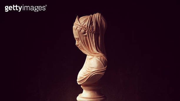 Drapery Sculpture Art Woman Ancient Head Fabric Statue Religion Symbol ...