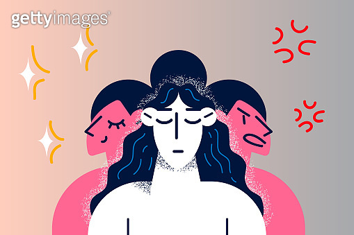 Woman have mood swings suffer from bipolar disorder 이미지 (1353820556 ...