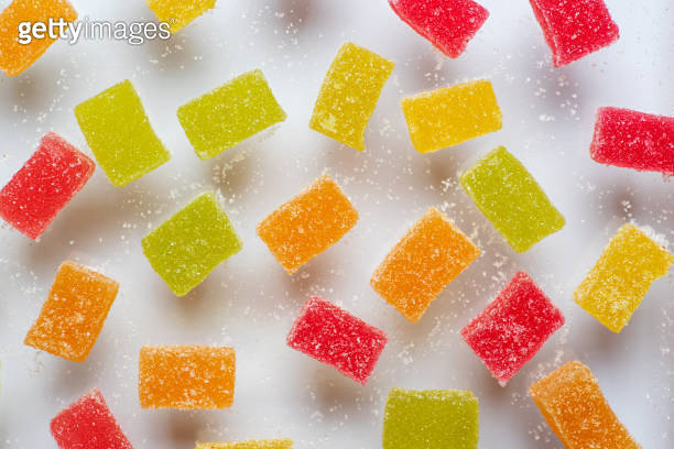 Slab Jelly Gummy Square Candy Colorful Sweets Background Pattern 이미지 ...