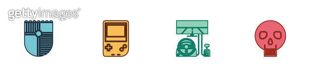 Set Shield for game, Portable video console, Racing simulator cockpit ...