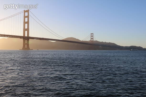 Amazing walk at the Golden Gate Bridge in San Francisco, United States ...