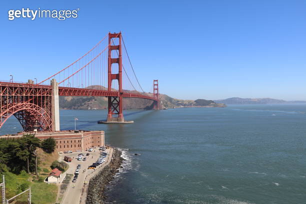 Amazing walk at the Golden Gate Bridge in San Francisco, United States ...
