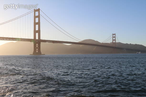 Amazing walk at the Golden Gate Bridge in San Francisco, United States ...