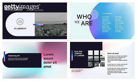 Presentation and slide layout template. Slide from set №6 (1349271101 ...