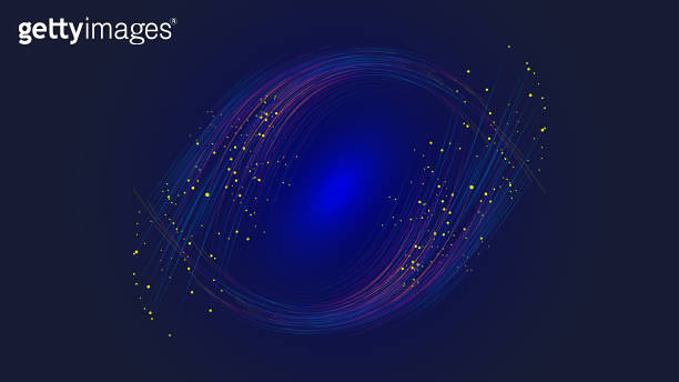 Dynamic point-line particles constitute the background of symmetrical ...
