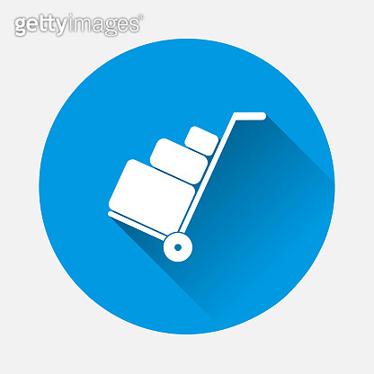 Vector icon shows the presence of porters.Vector icon baggage icon on ...