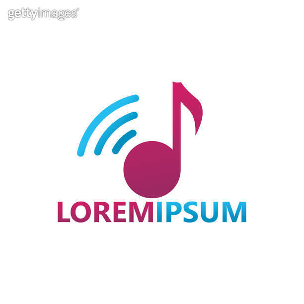 Music Network Logo Template Design Vector, Emblem, Design Concept ...