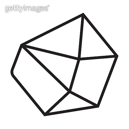 Coal line art vector icon for apps and websites (1329696056) - 게티이미지뱅크