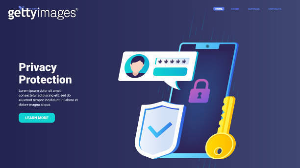 Privacy protection, personal information security. Data safety ...