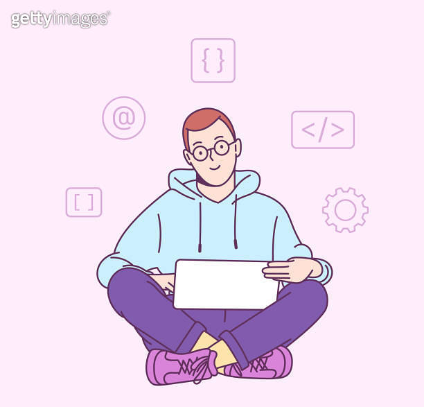 Concept Of Script Coding And Programming In Php Python Javascript Other Languages 이미지