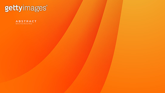 Abstract background orange with modern corporate concept. Orange and ...