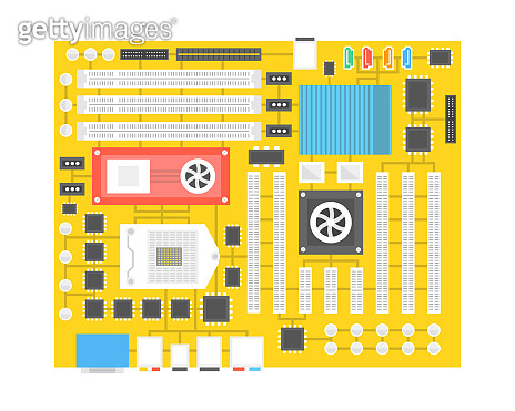 Computer chip technology processor circuit and computer motherboard ...