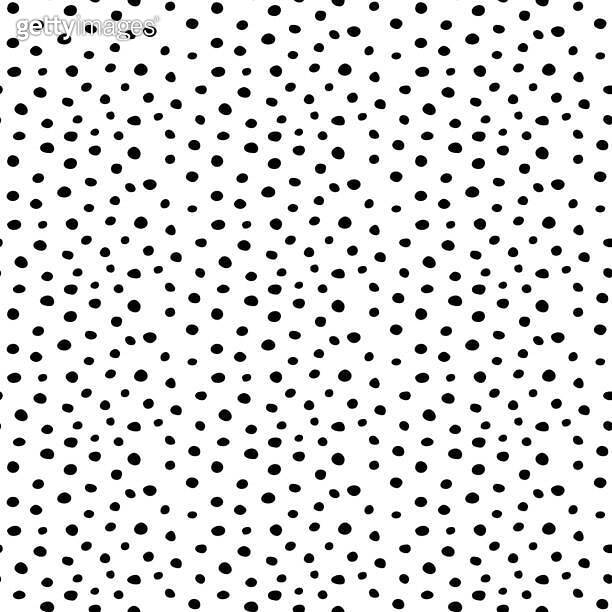 Background polka dot. Seamless pattern. Random dots, circles, animal ...