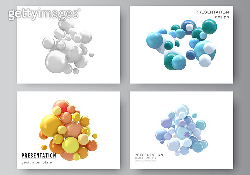 Vector layout of the presentation slides design business templates ...