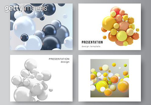 Vector layout of the presentation slides design business templates ...