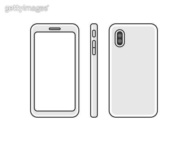Smartphones viewed from various angles. 이미지 (1301187337) - 게티이미지뱅크