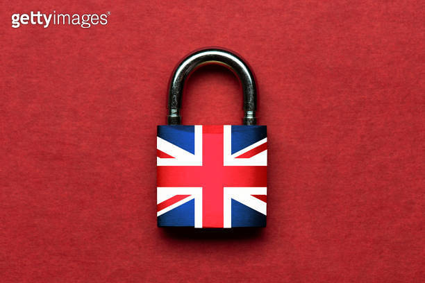 British Flag on the Lock 이미지 (1297464506) - 게티이미지뱅크