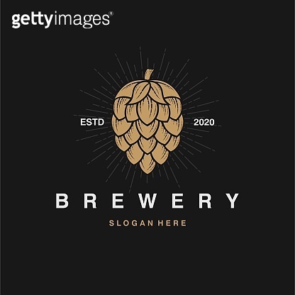 Brewery Logo company , vector icon Illustration (1348273391) 일러스트, 무료 ...