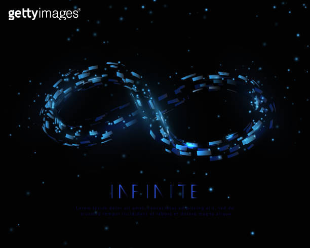 Infinity sign symbol. Futuristic and technology concept. Vector ...