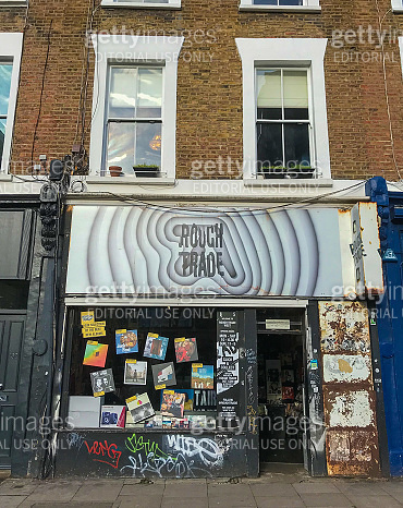 Rough Trade record store, Notting Hill, London (1346065605) - 게티이미지뱅크