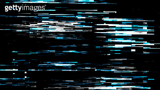 Hacked computer screen with glitch effect. Error templates with ...