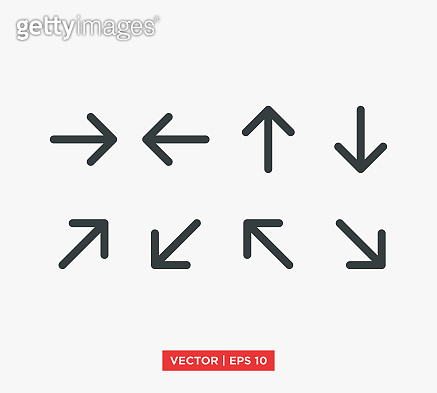 Arrow Point Mark Icon Vector Illustration Design Editable Resizable EPS ...