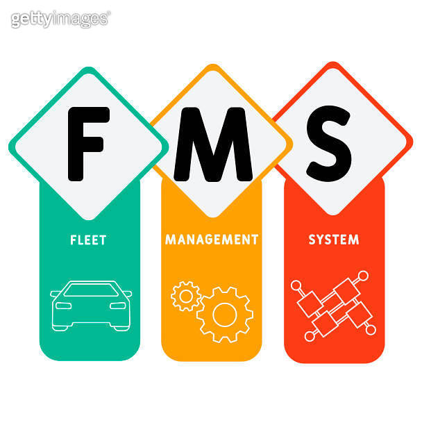 FMS - Fleet Management System acronym 이미지 (1332828041) - 게티이미지뱅크