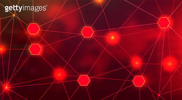 Abstract Technology Binary Code Dark Red Background. Cyber Attack, Ransomware, Malware ...