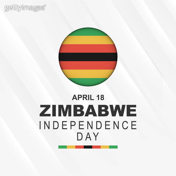 April 18 Zimbabwe Independence Day. Background, banner, card design ...