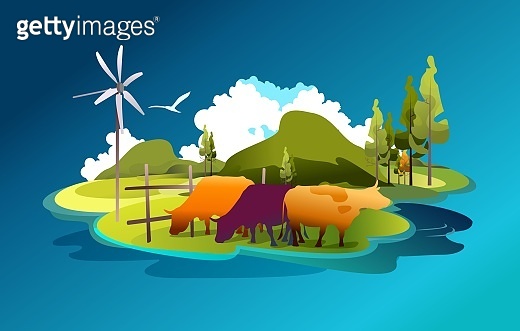 rural landscape summer ecologically clean pastures 이미지 (1318334311 ...