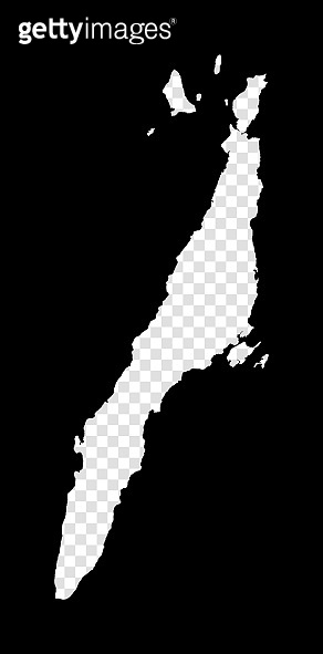 Stencil map of Cebu. Simple and minimal transparent map of Cebu ...