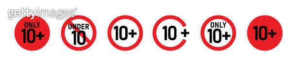 10 plus sign set. 이미지 (1345102577) - 게티이미지뱅크