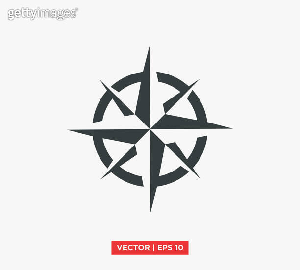 Compass Point Icon Vector Illustration Design Editable Resizable EPS 10 ...
