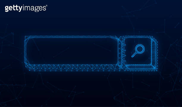 Search bar icon, of search boxes ui template isolated on white ...