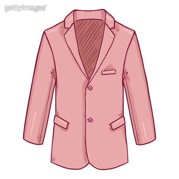 Blazer. Suit Jacket Vector Cartoon Illustration. 이미지 (1320598664) - 게티이미지뱅크