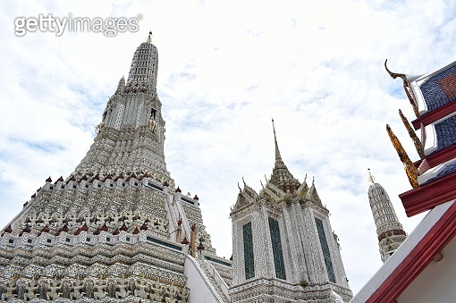 Phra Prang at Wat Arun, A top travel destination in Bangkok, THAILAND ...