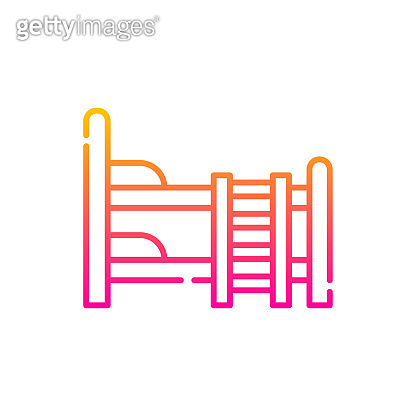 Dormitories vector gradient icon style illustration. EPS 10 file ...