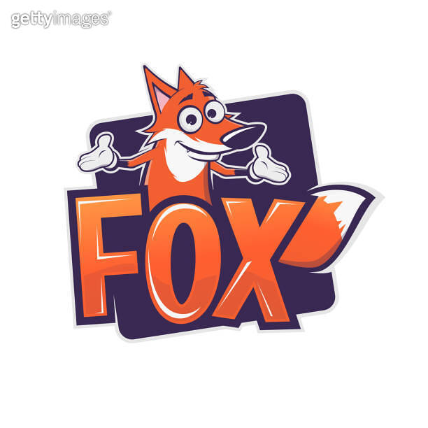 funny cartoon fox logo vector illustration (1312365571) 일러스트, 무료 일러스트 ...