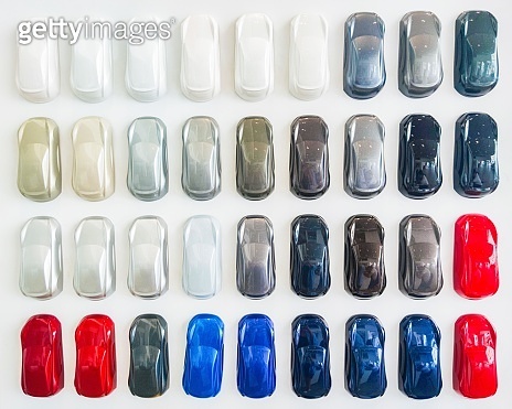 Paint samples when choosing a car color. Background palette for ...