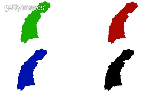 Kabale District city map silhouette in Uganda 이미지 (1316925646) - 게티이미지뱅크