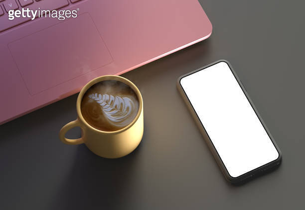 Pastoral colors concept of desktop for mobile presentation. (1358568195 ...