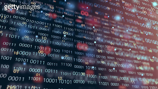 Cyber Security Digital Coding Encryption Background Image 이미지 ...