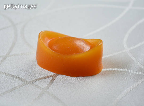 chinese sticky sweet brown sugar glutinous rice Nian gao in traditional ...