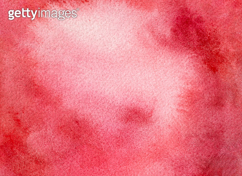 Abstract watercolor background with beautiful raspberry-red color ...